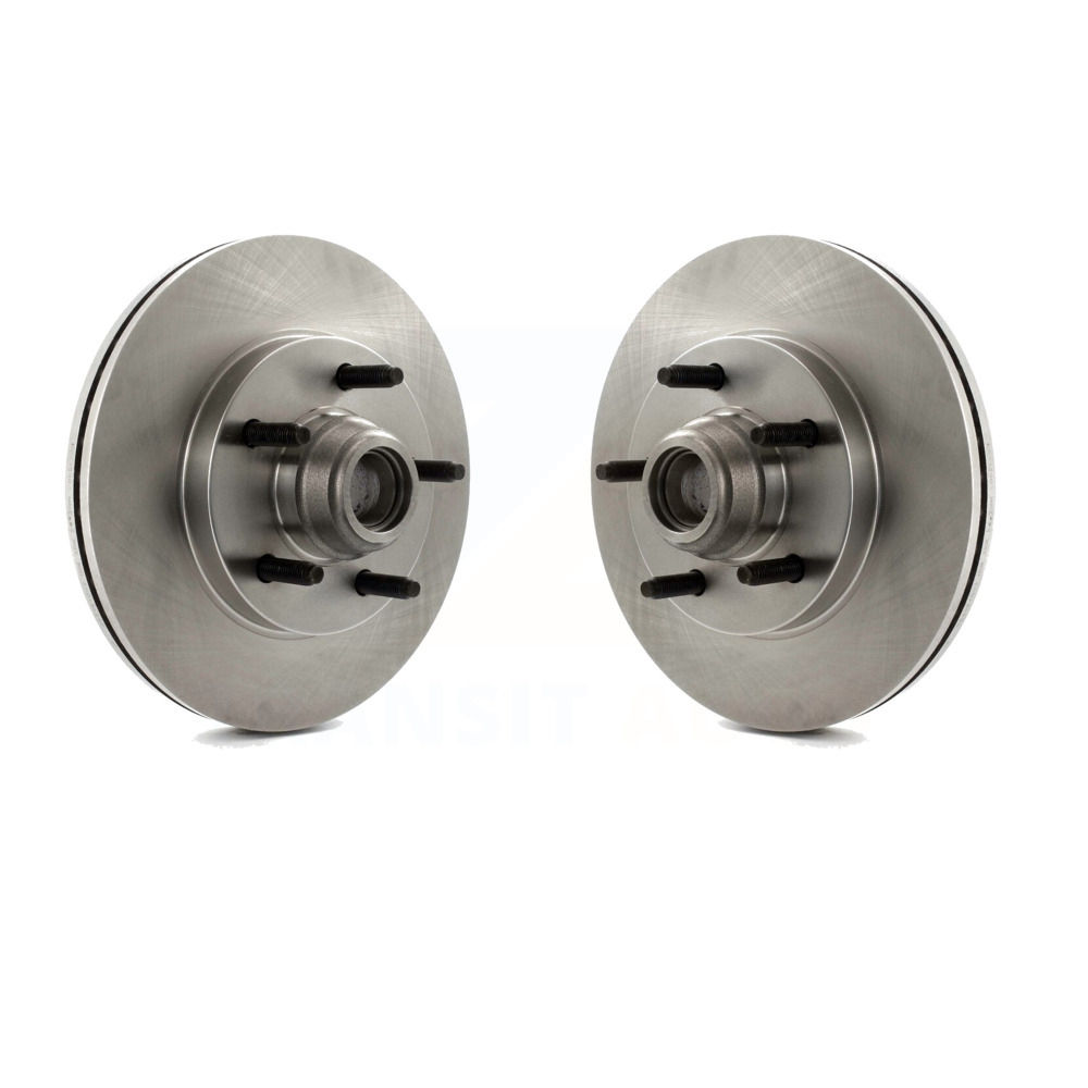 Front Disc Brake Rotors And Hub Assembly Pair For Ford F-150 Heritage ...