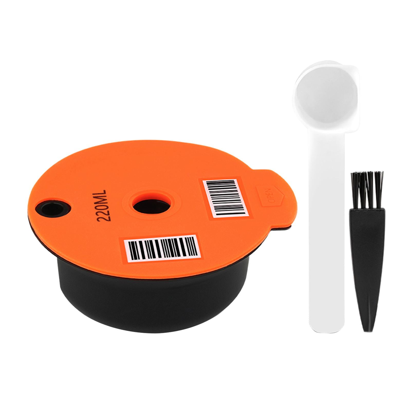 GUOOL Coffee Capsule Pod Coffee Pod Brush Spoon Set Refillable Pod ...