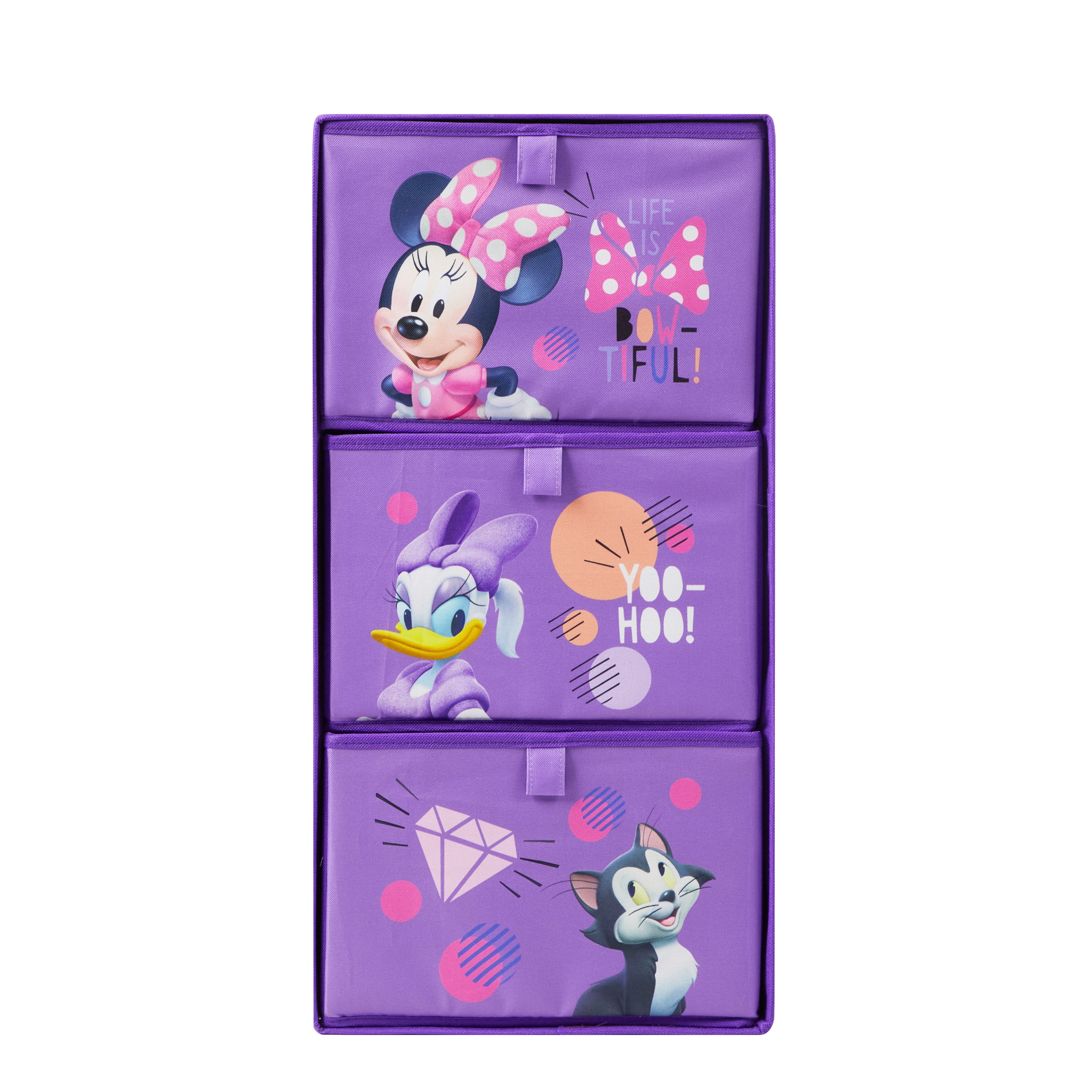 Disney Minnie Mouse 3 Drawer Storage (14.2'' X 11.8'' X 24.4 ...
