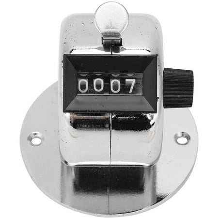 Handheld Counter, Portable Mechanical 4 Digit Mini Counter, 0 9999 for ...