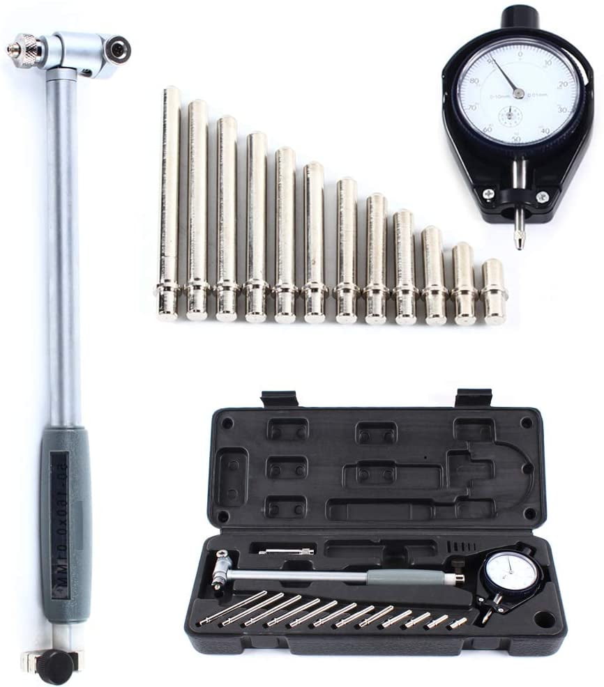 DENEST 1 Set Dial Bore Gauge Hole Indicator Measuring Engine Gage ...