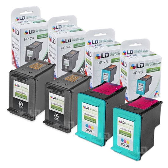 Ld Remanufactured Replacements For Hp 74 Cb335wn And Hp 75 Cb337wn Ink