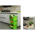 Stackable Plastic Storage Container, Green Stacking Bins - Walmart.com
