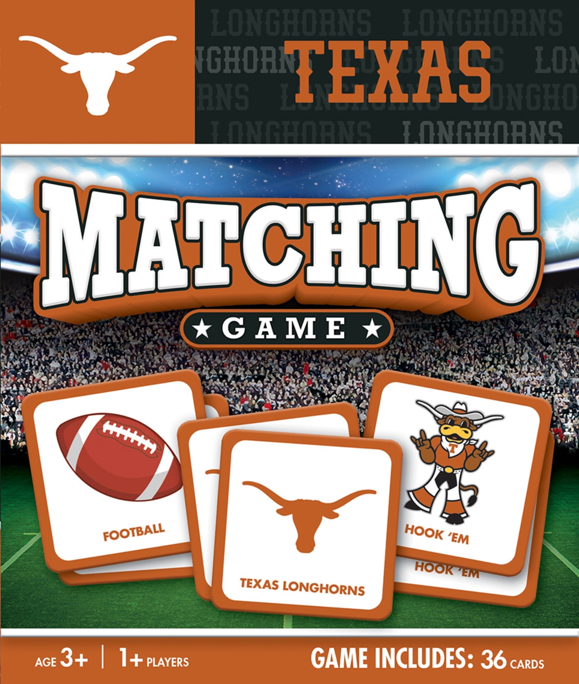 MasterPieces Officially Licensed NCAA Texas Longhorns Matching Game for ...