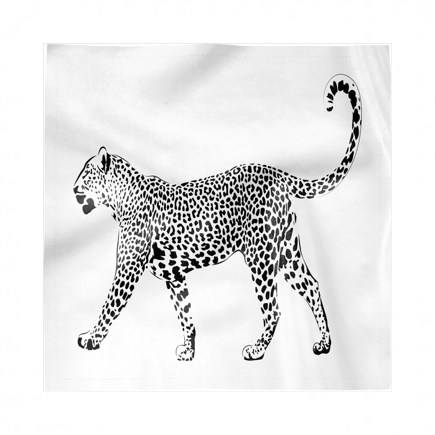 Leopard Profile Drawing