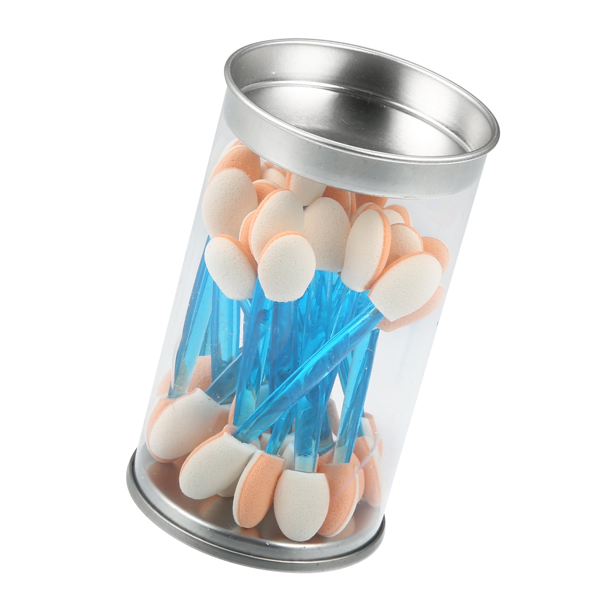 Vocoste 25 Pcs Dual Sides Eye Shadow Sponge Applicators with Container ...