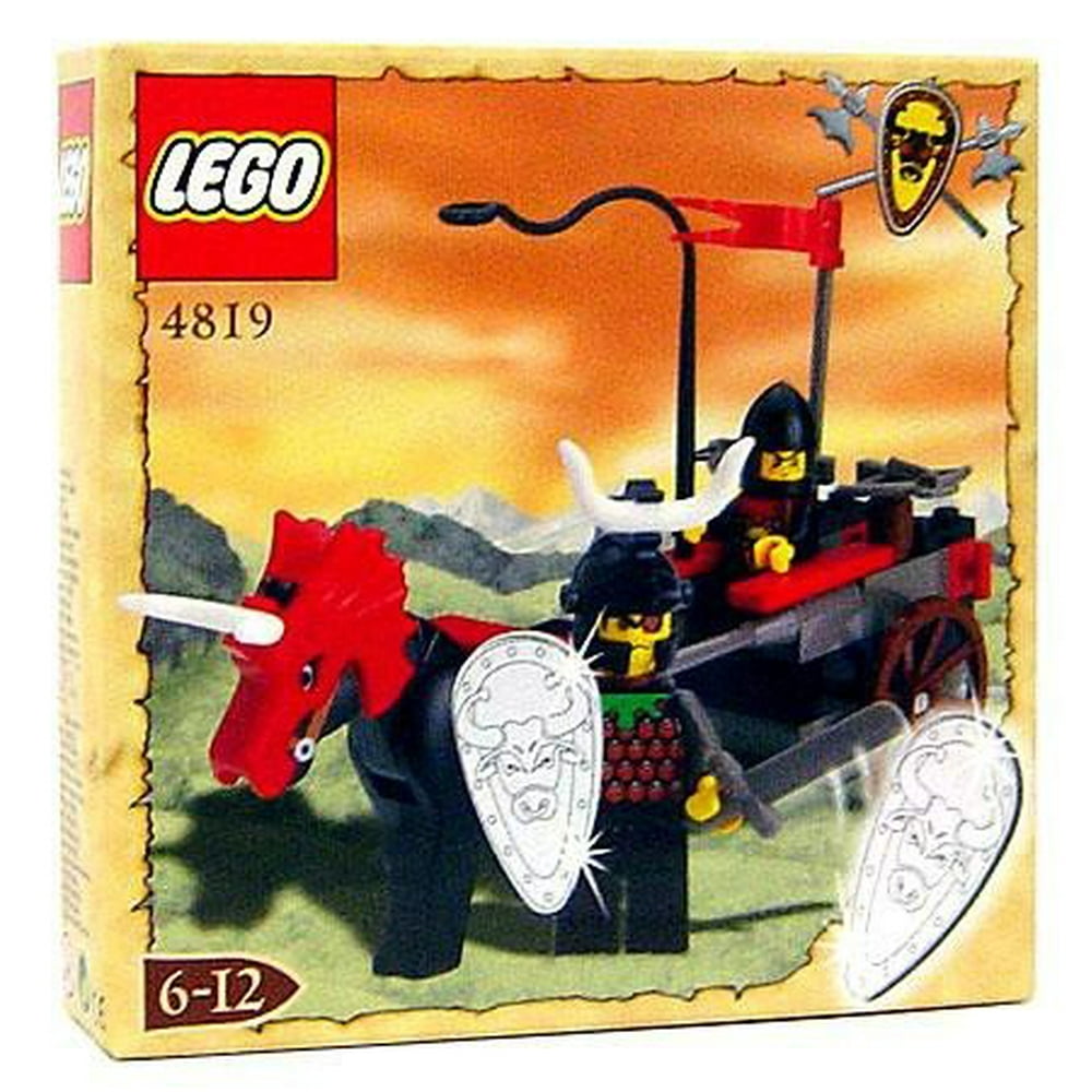 LEGO Knights Kingdom Bulls Attack Wagon Exclusive Set #4819 - Walmart ...