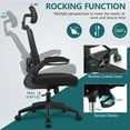 AMZFUN Ergonomic Desk Office Chair, High Back PC Gaming Chair ...