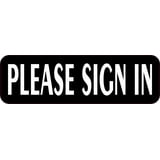 10inx3in Please Sign In Sticker Vinyl Business Door Signs Office ...
