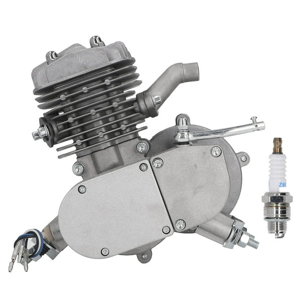 Bike Cylinder Engine Motor,2 Stroke 80CC Motorized Single Cylinder Gas ...