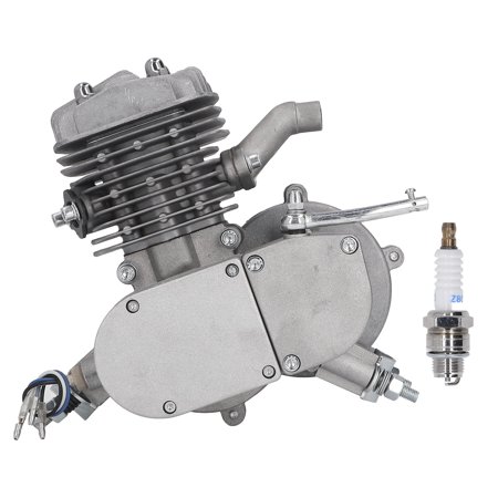 2 Stroke 80CC Motorized Bike Engine Single Cylinder Air Cooled Gasoline ...