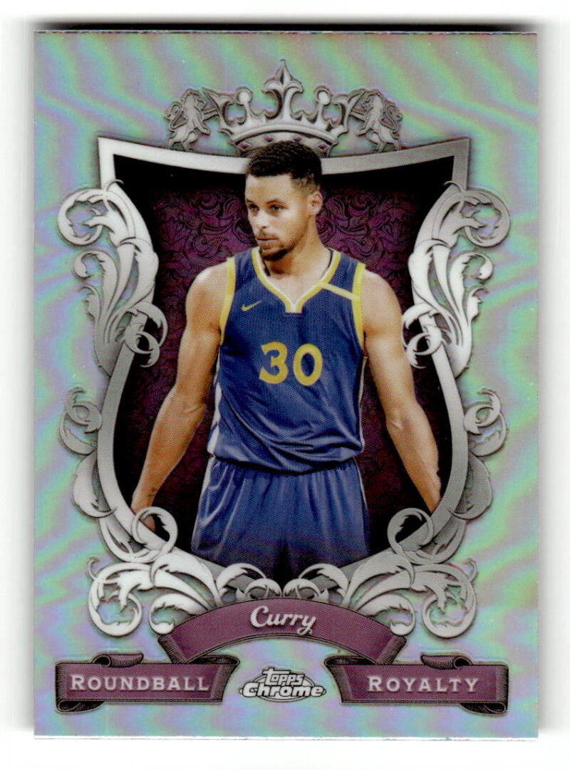2023-24 Topps Chrome Roundball Royalty #RR-20 Stephen Curry Golden ...