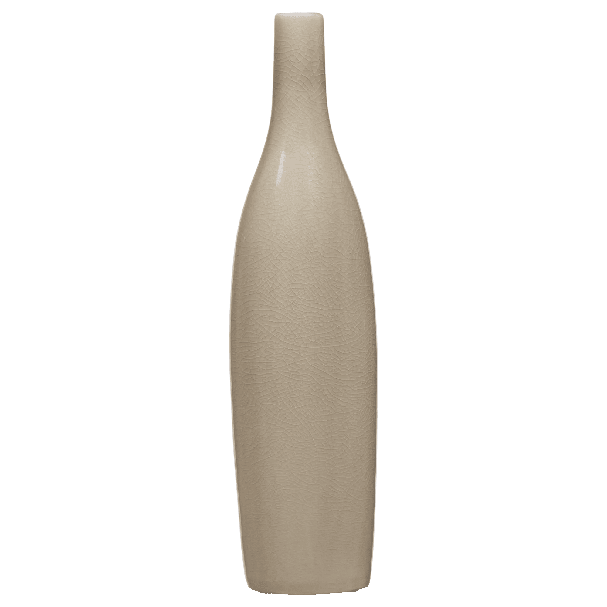 Click here for Bouclair Beige Ceramic Vase 2.9 X 11.4 In (7.5 X 2... prices