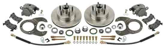 JEGS 64009 Front Disc Brake Conversion Kit 1937-1948 Ford 11 in. Rotor ...