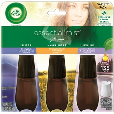 Air Wick Essential Mist Starter Kit (Diffuser + Refill), Happiness ...