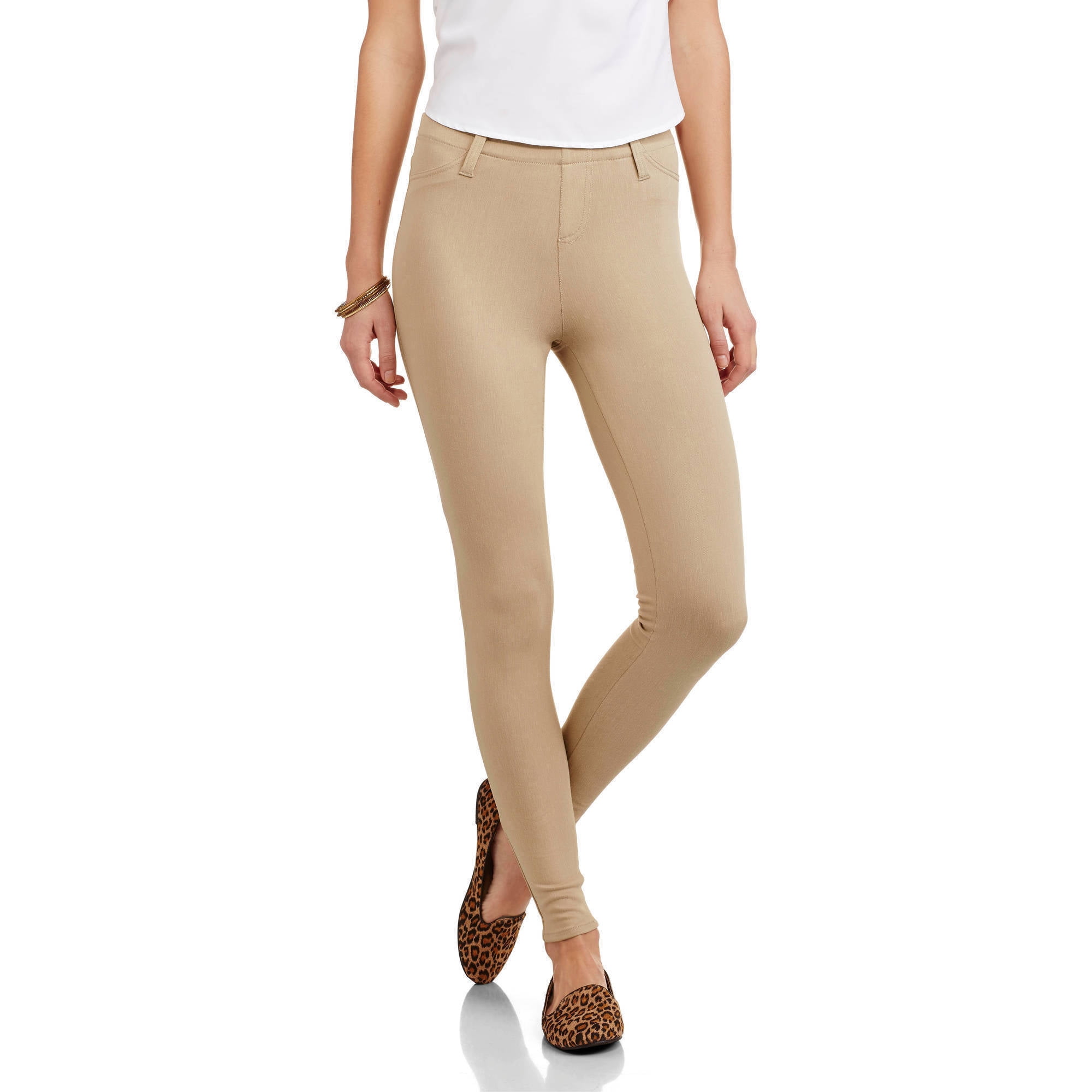 Faded Glory Women's Full Length Knit Color Jegging - Walmart.com