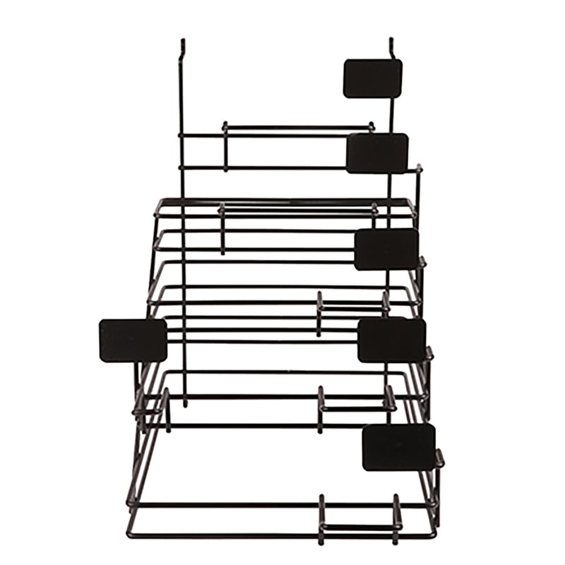 Black Metal 6 Position Rafter Angle Square Display Rack - Walmart.com