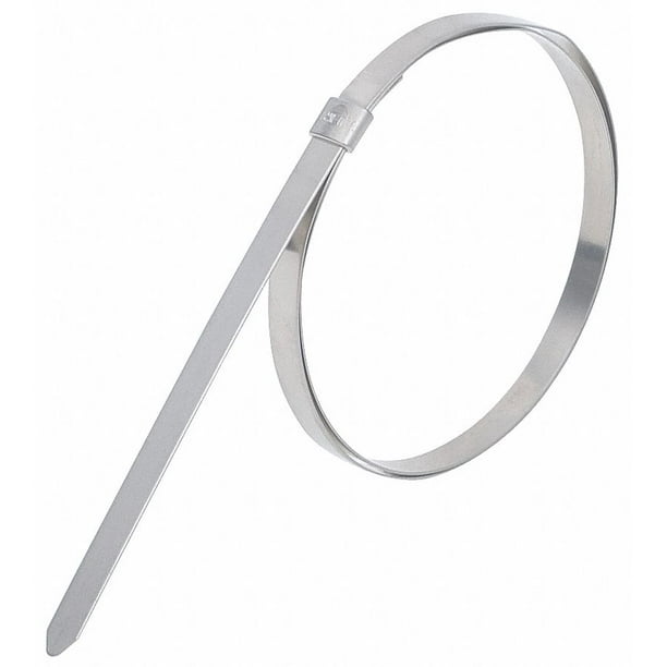 Band-It Band Clamp,1/4"W,Lip-Lock,7/8"MaxOD,PK50 GRS242 - Walmart.com