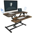 FlexiSpot Height Adjustable U Shape Desk Converter with Keyboard Tray ...