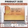 2 8" X 34" Sadhesive Door Kick Plate For Bottom Of Stainless Steel ...