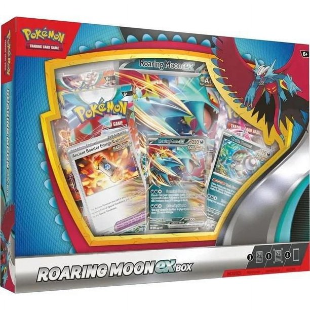 Pokemon Trading Card Game Iron Valiant ex or Roaring Moon ex Box ...