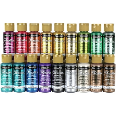 Metallic Rub-On Paint Palette - 7 Colors Kit #2 - Walmart.com