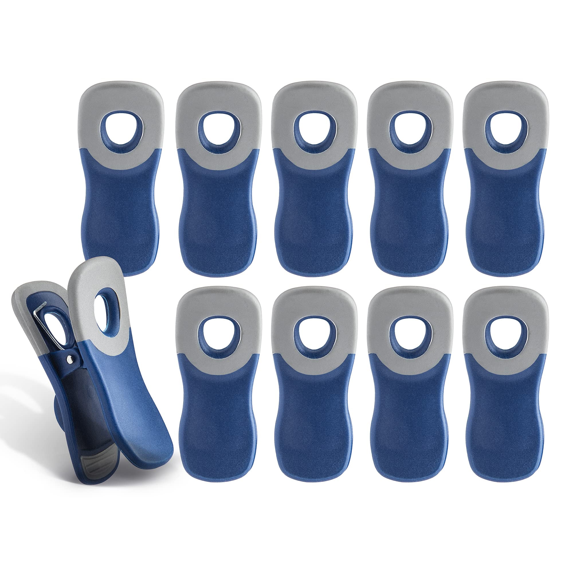 Cook with Color Chip Bag Clips with Magnets, Kitchen Accessories, 10 ...