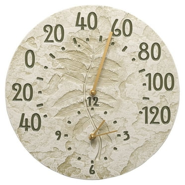 Taylor Precision Products 18-inch Extra Large Thermometer with Clock ...