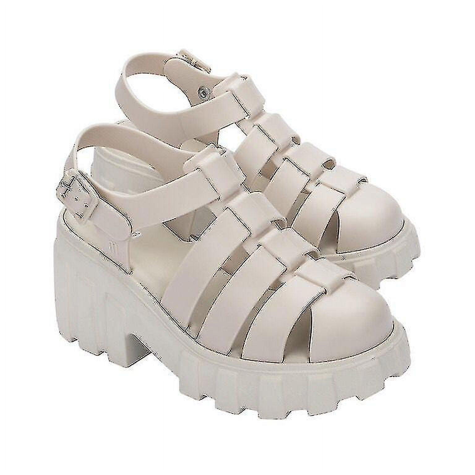 Click here for Kunjunli Melissa Baotou Womens Thick Bottom High H... prices