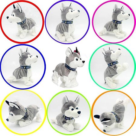 Bark Station Walking Motion Electronic Robot Dog(grey) | Walmart Canada