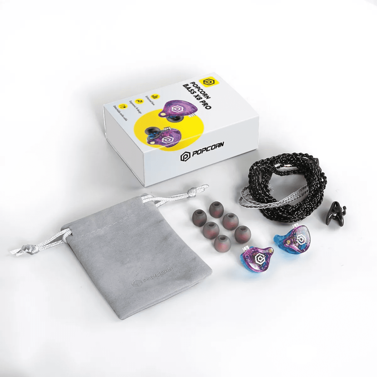Audífonos in-ear gamer Popcorn BASS X8 PRO violeta | Walmart en línea