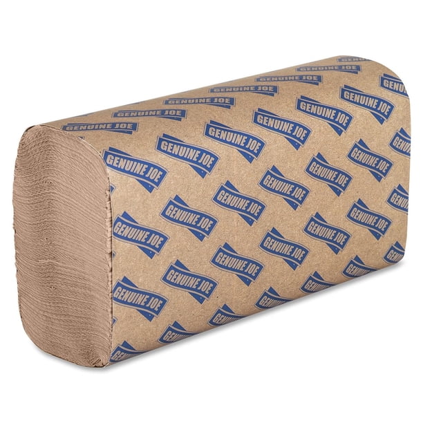 Genuine Joe Multi-Fold Natural Paper Towels, 250 count, (Pack of 16 ...