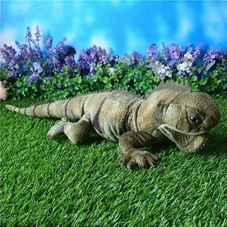 Plush 66cm Real Life Lizard Plush Toy Realistic Stuffed Wild Animals ...