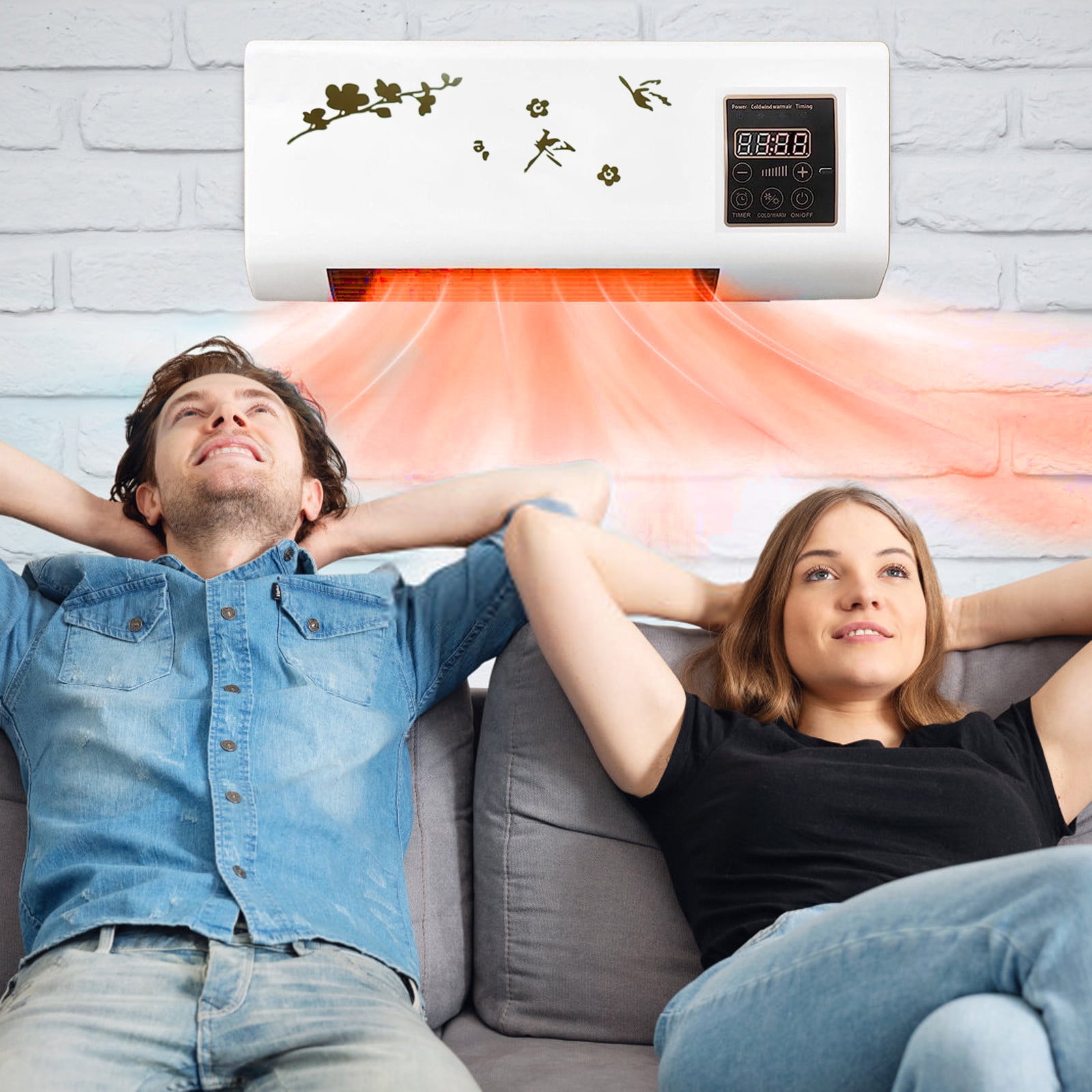 Click here for Lpsstore Wall Mounted Air Heater Portable Smart Du... prices