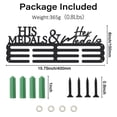 1Set Sports Theme Iron Medal Hanger Holder Display Wall Rack with ...