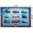 Disney Pixar Cars - Group Wall Poster, 22.375" x 34", Framed - Walmart.com