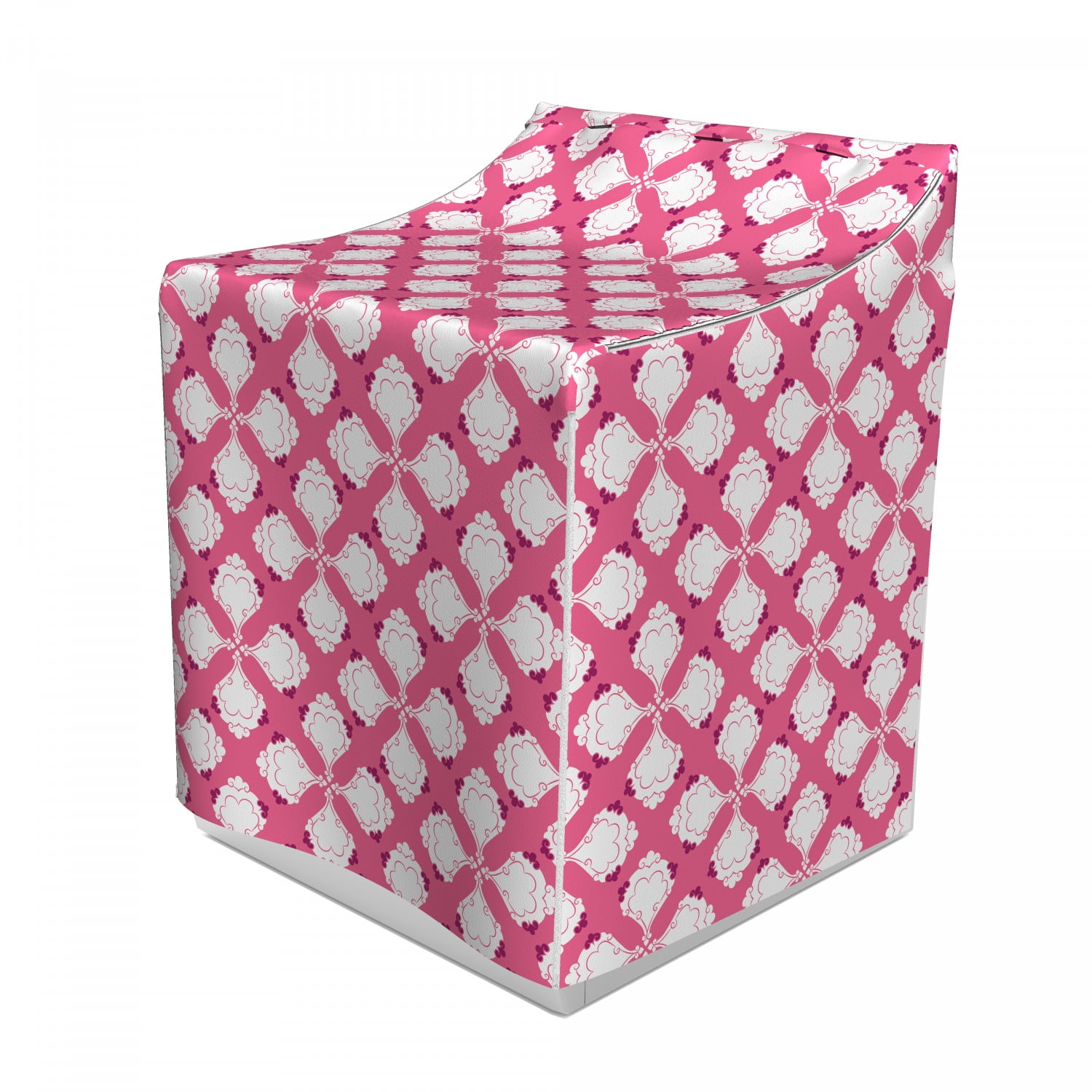 Pink and White Washer Cover, Turkish Inspired Motifs in Pastel Tone ...