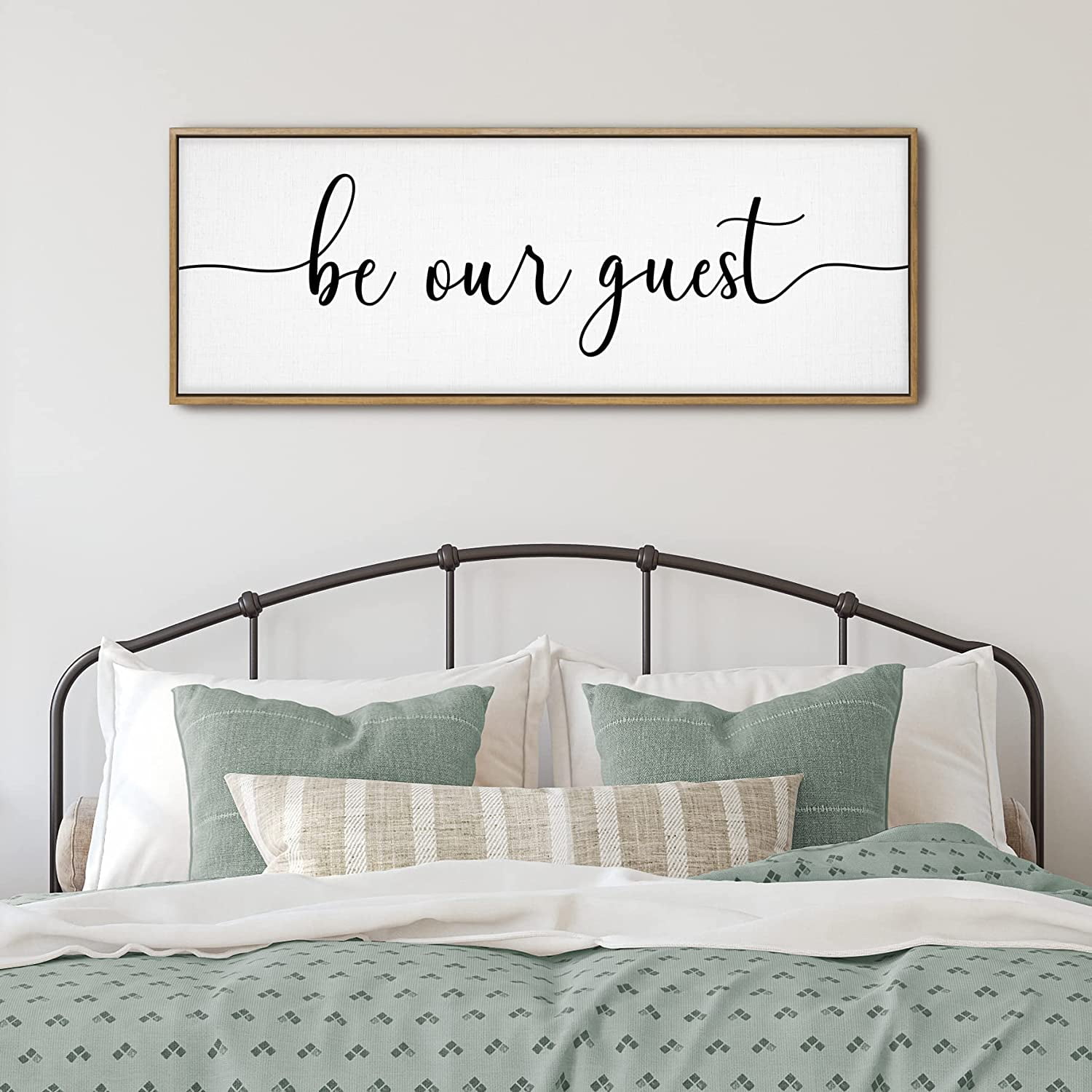 Wall Paintings Be Our Guest Poster Art Canvas Poster Painting Wall ...