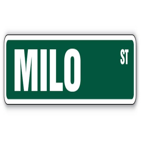 SignMission SS-624-MILO 6 x 24 in. Childrens Name Room Decal Street ...