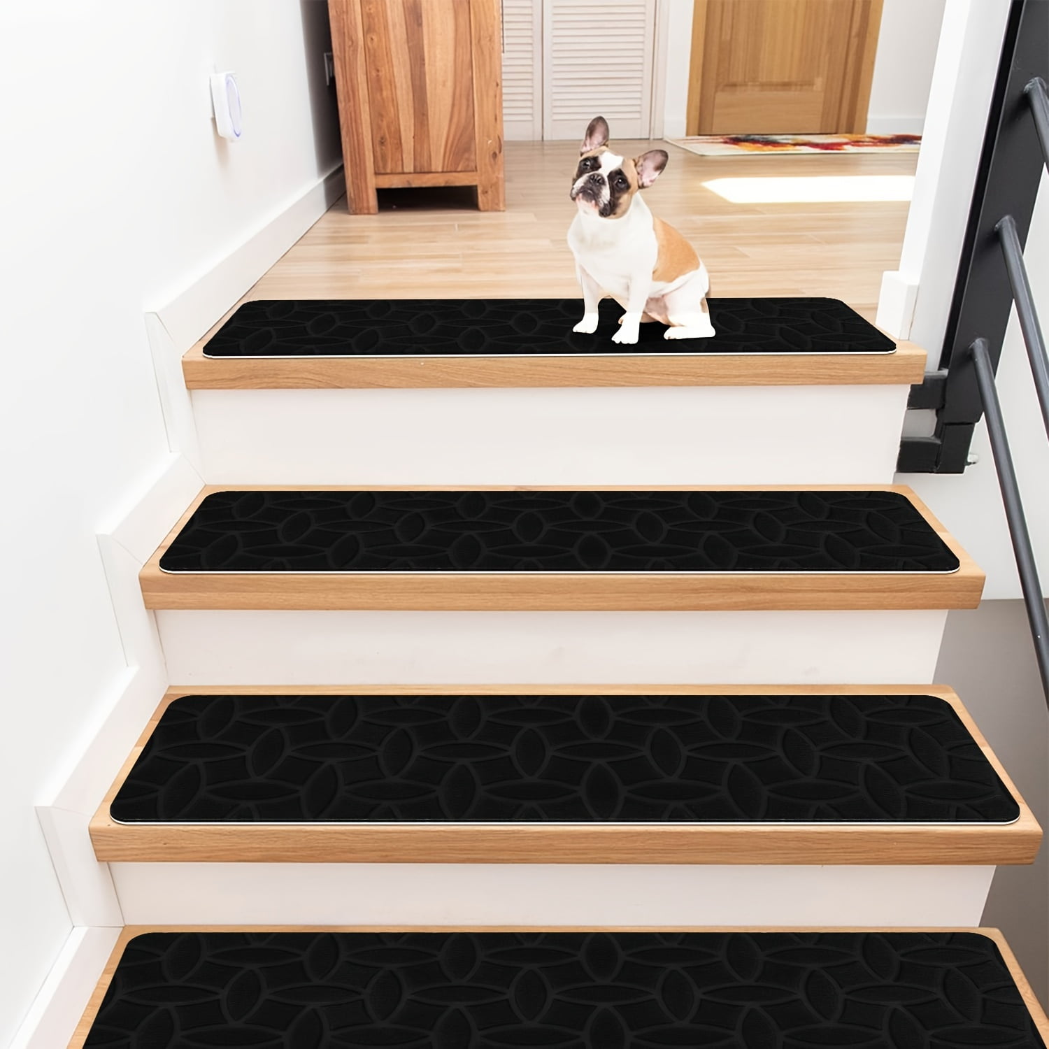 Click here for Qjuhung 15pack Indoor Stair Treads Carpet Peel And... prices