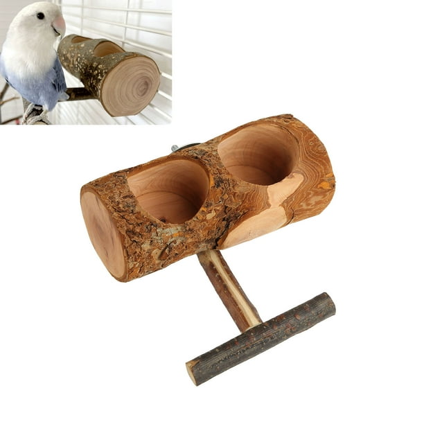 Wooden Bird Feeding Station With Standing Stick Detachable Screw Fixing ...