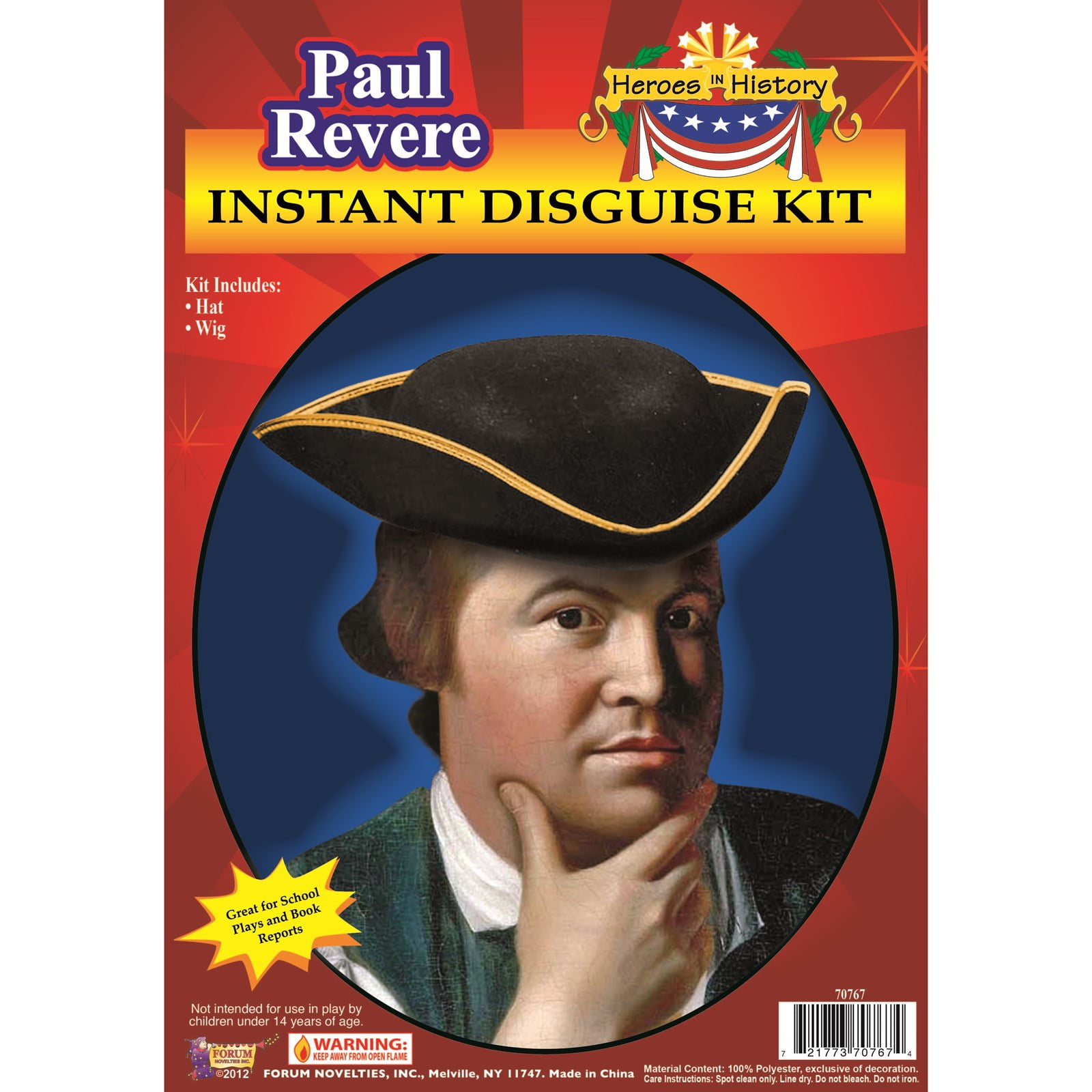 Adult Paul Revere Kit - Walmart.com