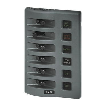 Blue Sea 8084 AC Main +6 Positions/DC Main +15 Positions Toggle Circuit ...