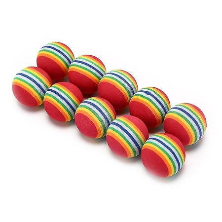Golf Rainbow Ball Eva Foam Ball Indoor Practice Ball Sponge Ball ...