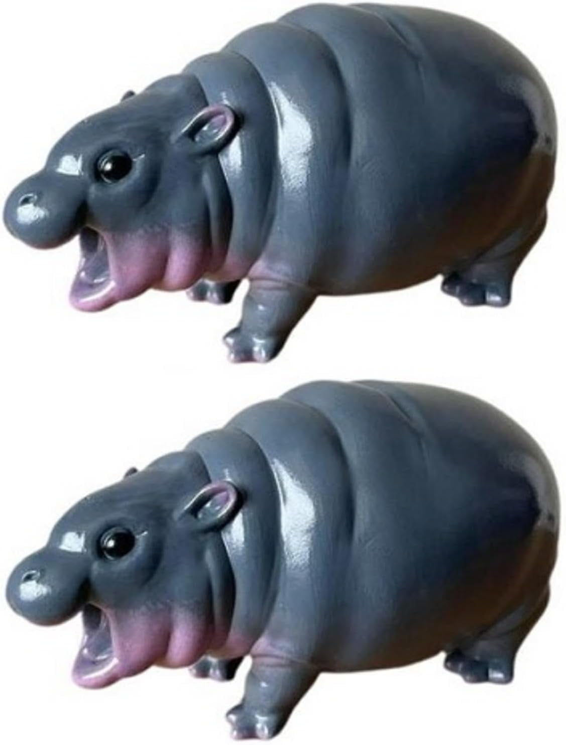 2 Pack Pygmy Hippo / Jouet / Figurine Hippo / Ornement Hippo ...