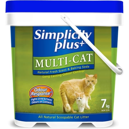 Simplicity Plus, Multi-Cat, Litière pour Chat Parfumée, Contrôle des ...