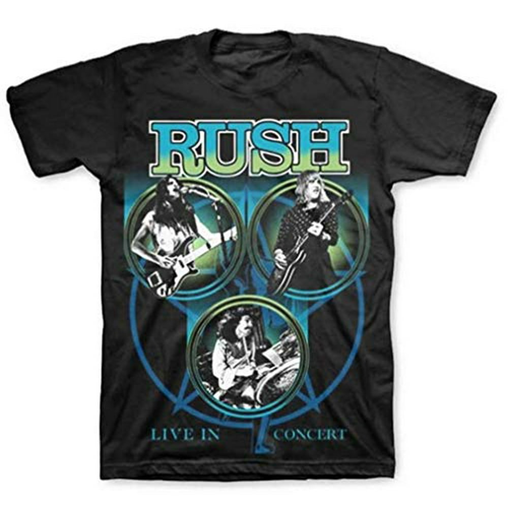 RUSH - Rush Live T-Shirt (Small) Black - Walmart.com - Walmart.com