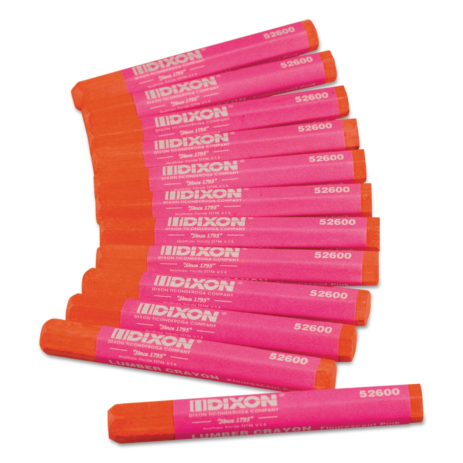 Lumber Crayons 4 1 2 X 1 2 Fluorescent Pink Dozen Walmart lumber-crayons-4-1-2-x-1-2-fluorescent-pink-dozen-walmart