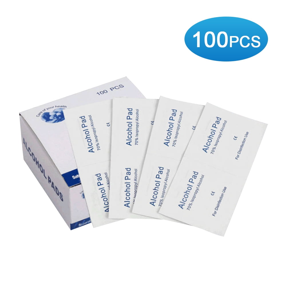 Toallitas de Alcohol Desechables 4x4 cm, 70% de Pureza, Ideal para ...