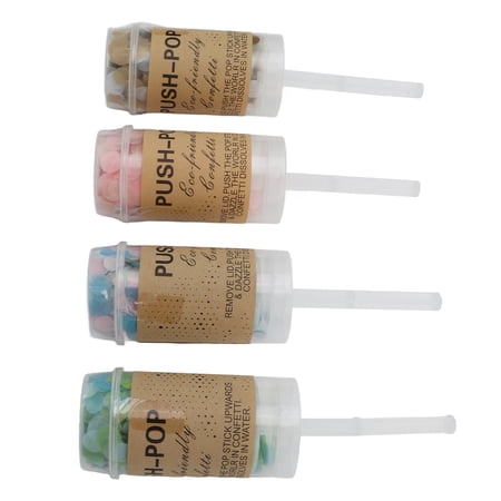 Confetti Poppers, Safe Colorful Blue Confetti Poppers Reusable For ...